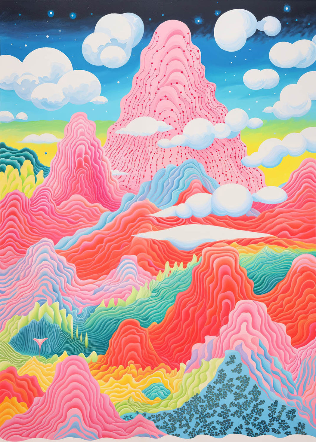 Acid Waves Poster - Poster Wall