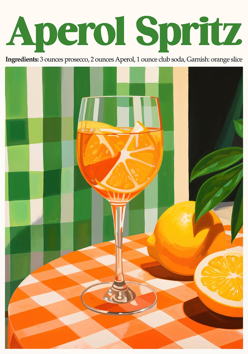 Aperol Spritz kitchen poster – Poster Wall