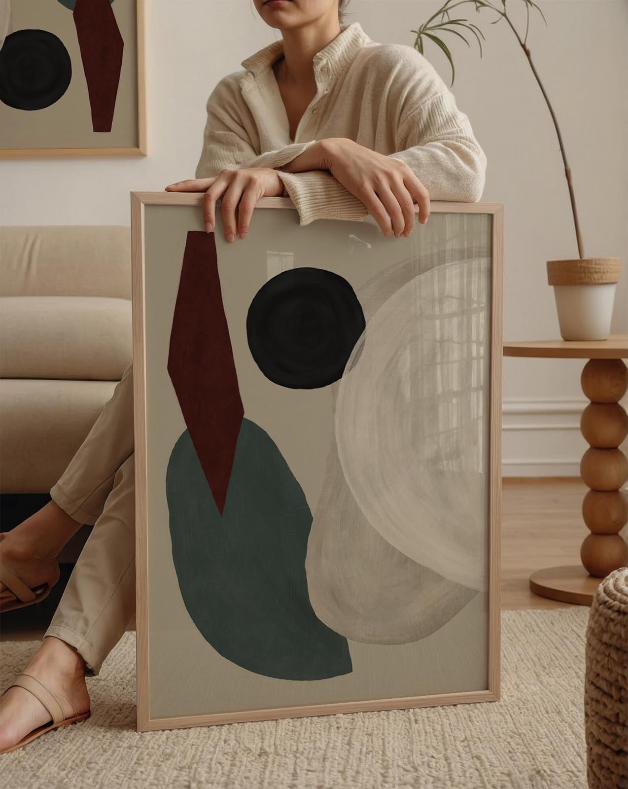 Earthy forms poster – Poster Wall