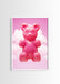 Whimsical Pink Gummy Bear Poster - Vibrant, Candy-Inspired Wall Art ...
