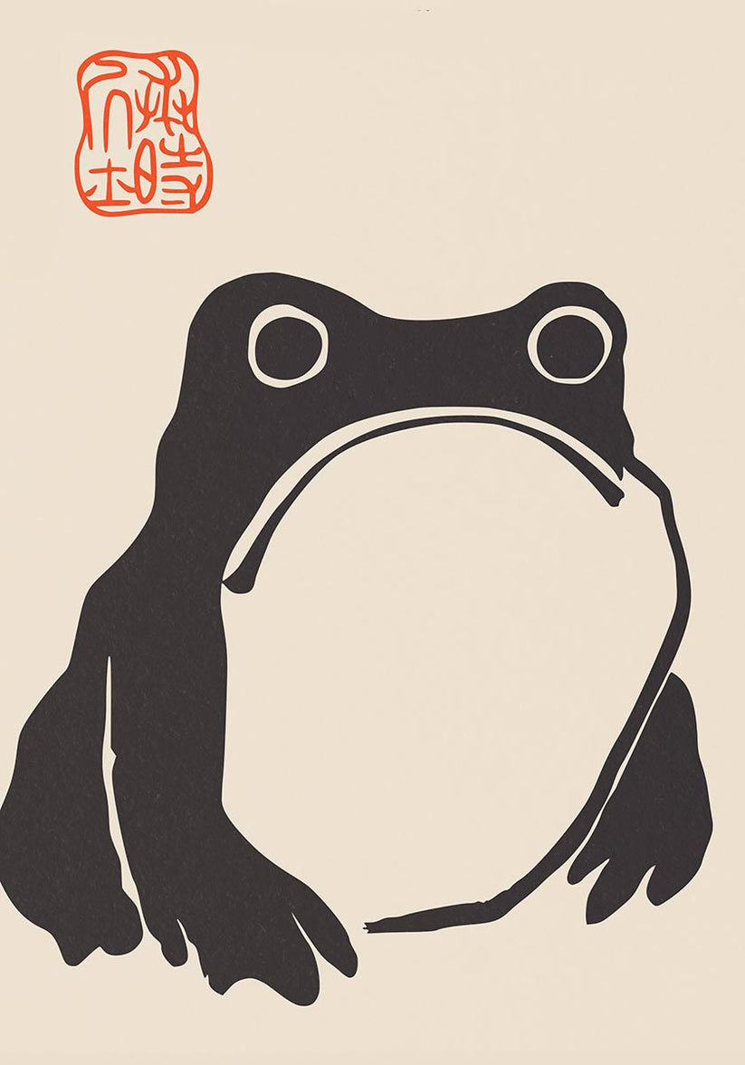 Matsumoto Hoji's Iconic 'Frog' poster – Poster Wall