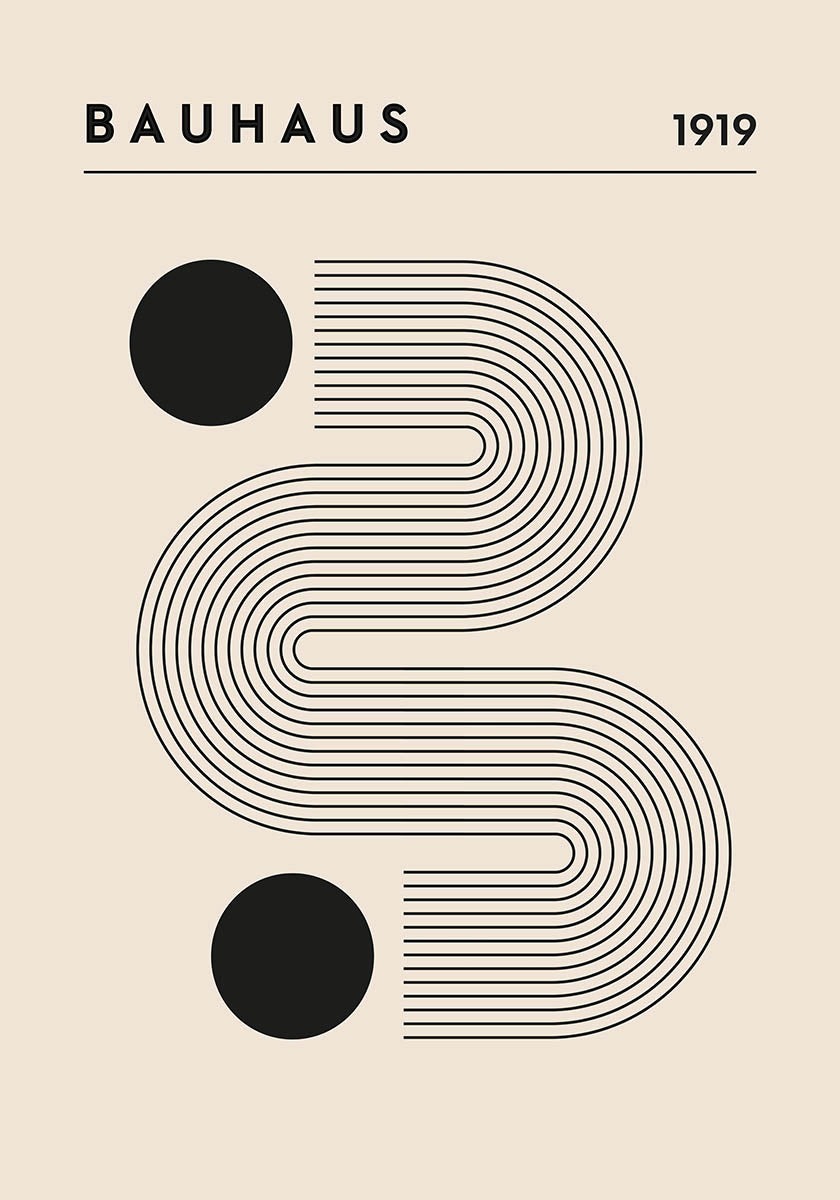 1919 Bauhaus Art Poster: Classic Geometric Design | Vintage Bauhaus ...