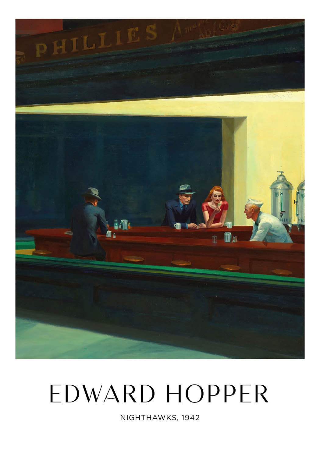 Edward Hopper The Nighthawks Poster – NTNNJ