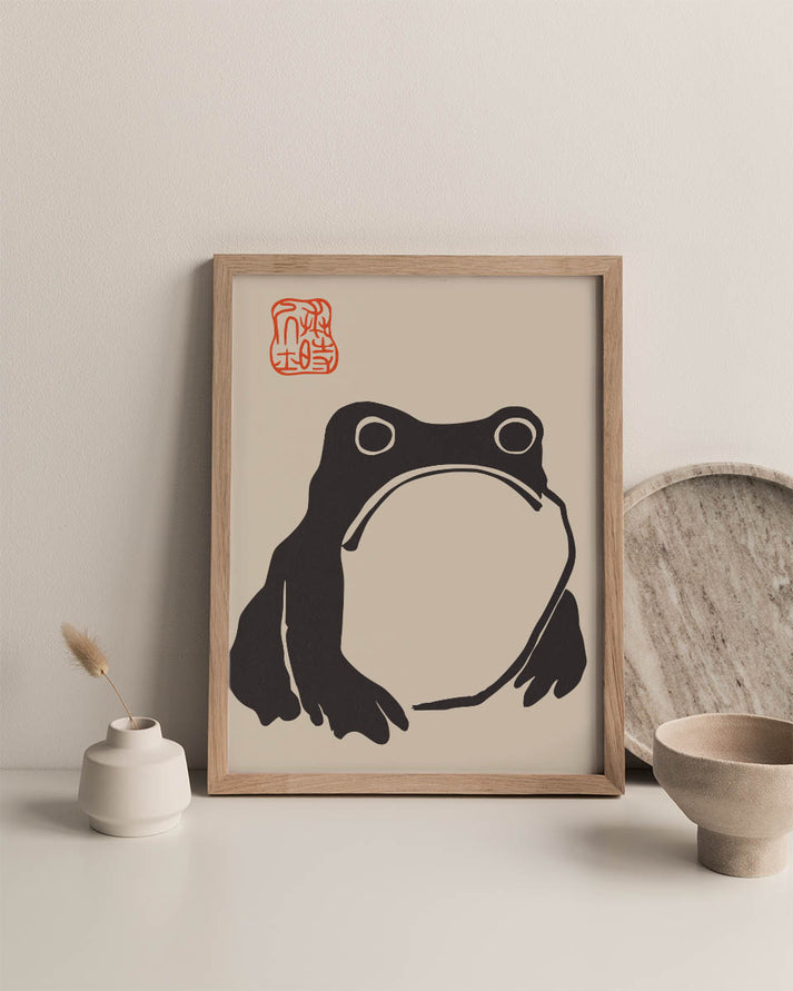 Matsumoto Hoji's Iconic 'Frog' poster – Poster Wall