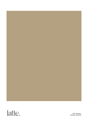 Latte poster – Poster Wall