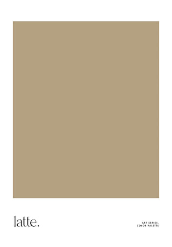 Latte poster – Poster Wall