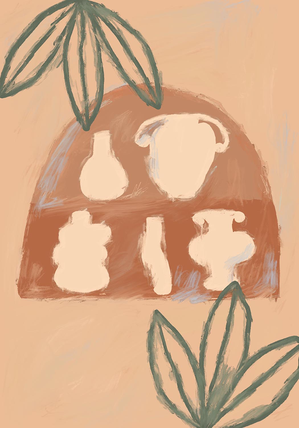 Rustic pottery poster – Poster Wall