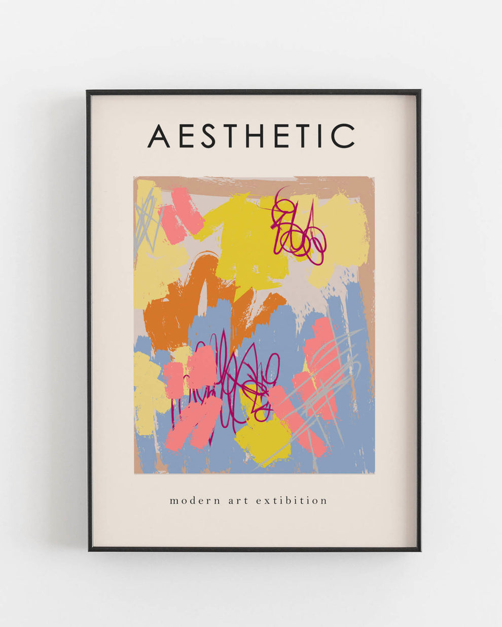Aesthetic modern art poster – Poster Wall