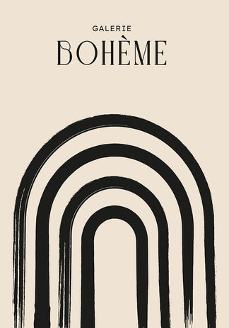 Boheme Contemporary Art Print | Modern Abstract Gallery Poster – Poster ...