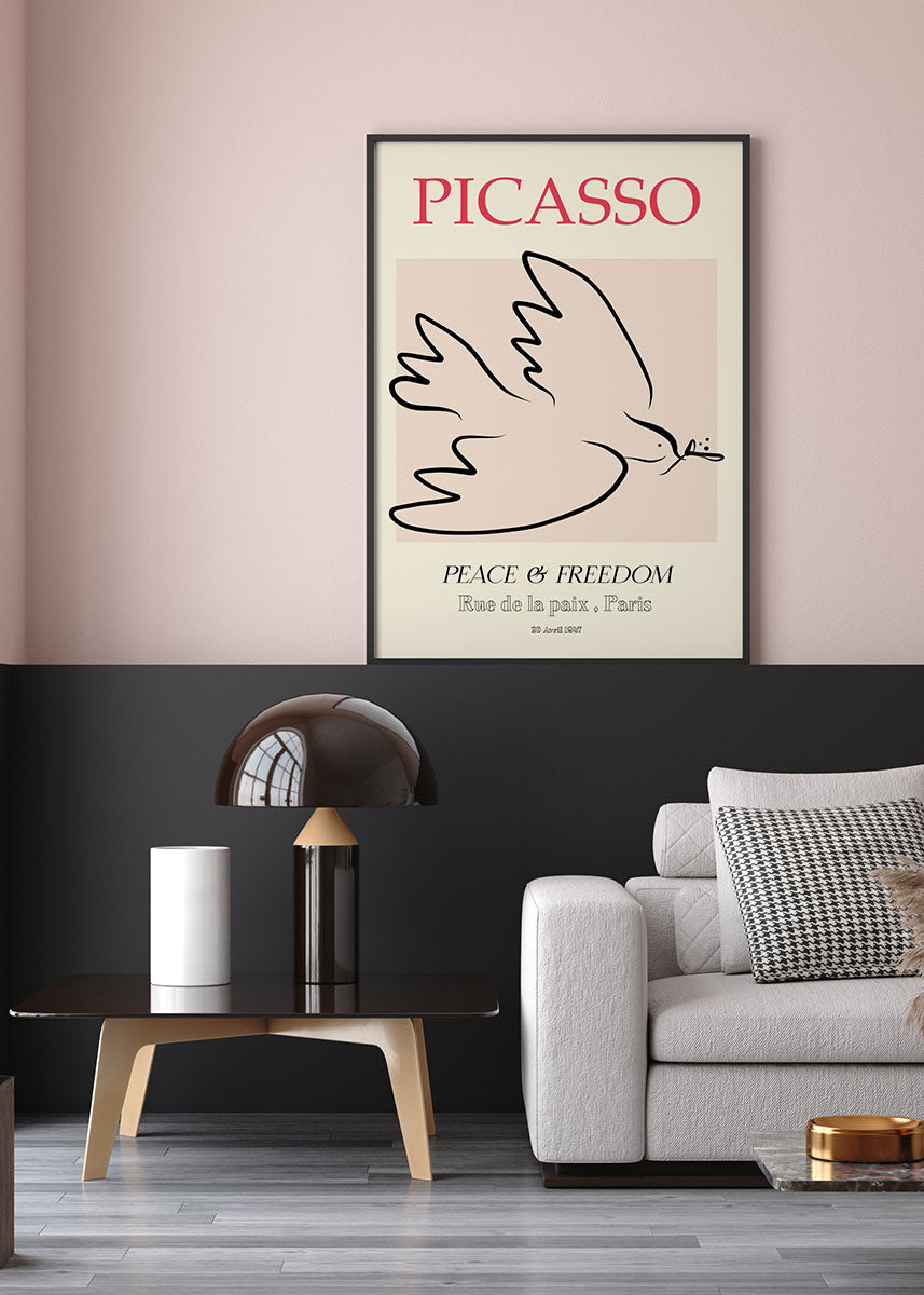 Picasso peace bird poster – Poster Wall
