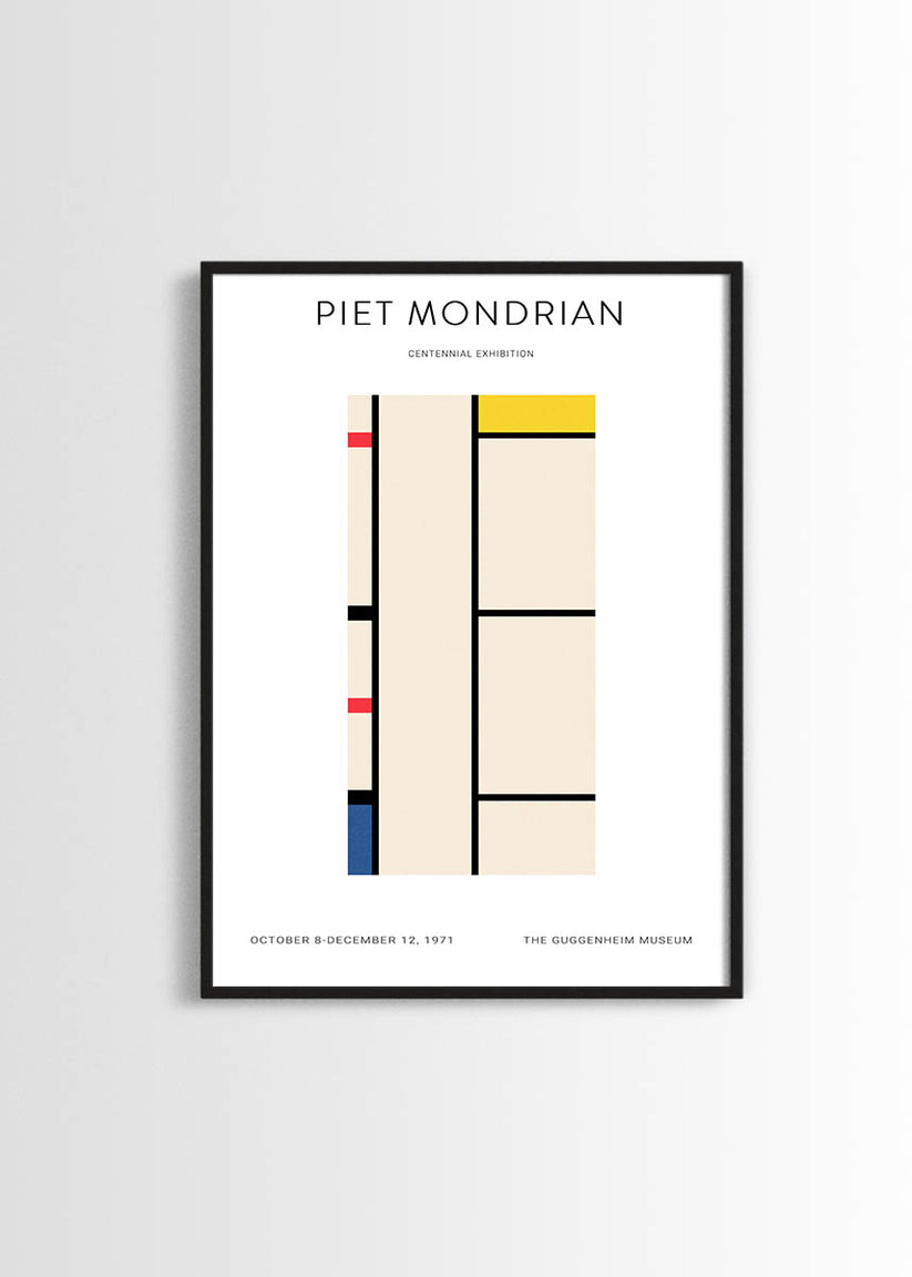 Piet Mondrian vintage exhibition poster – Poster Wall