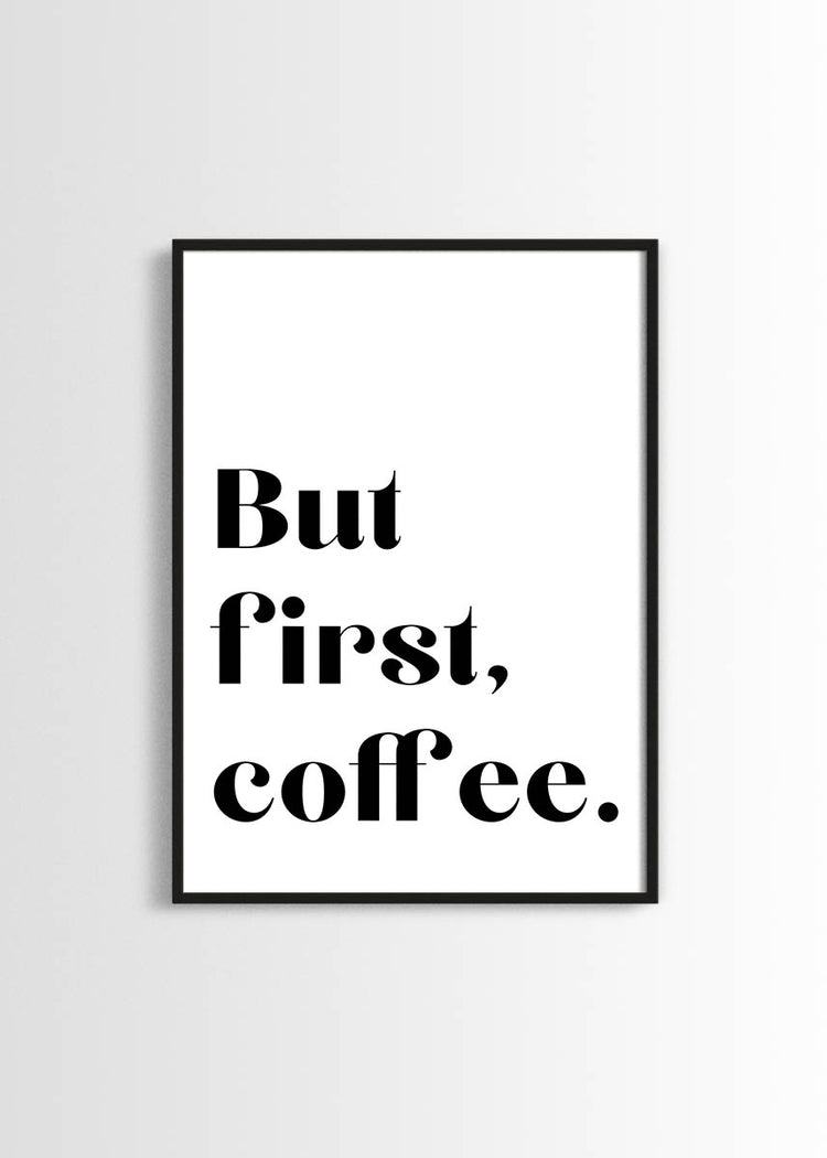 But first, coffee poster – Poster Wall
