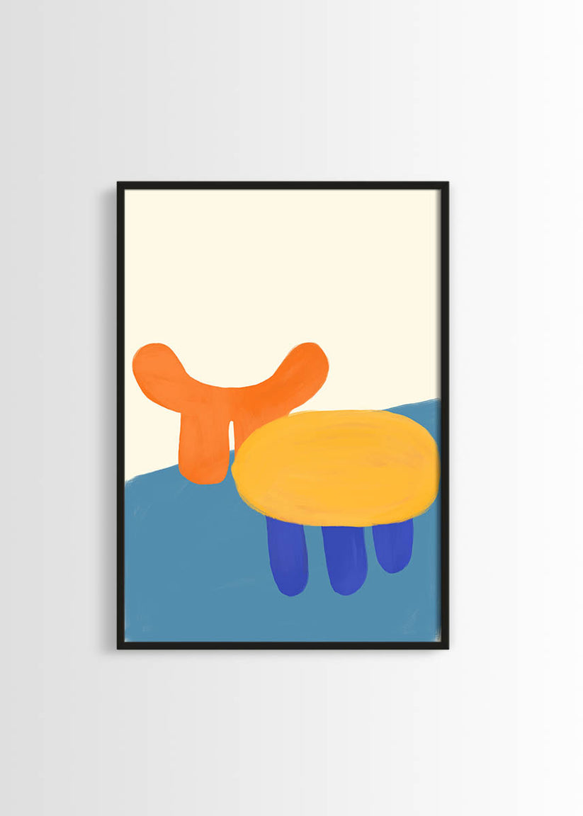 Fluffy abstract & modern poster – Poster Wall