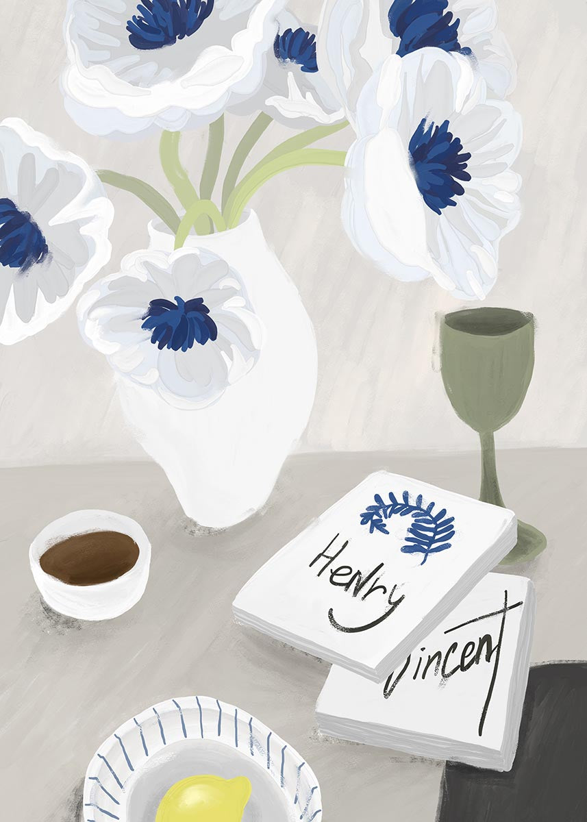 Kitchen table modern poster – Poster Wall