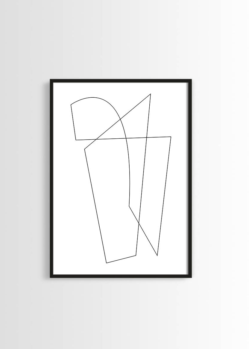 Line art abstract poster – Poster Wall