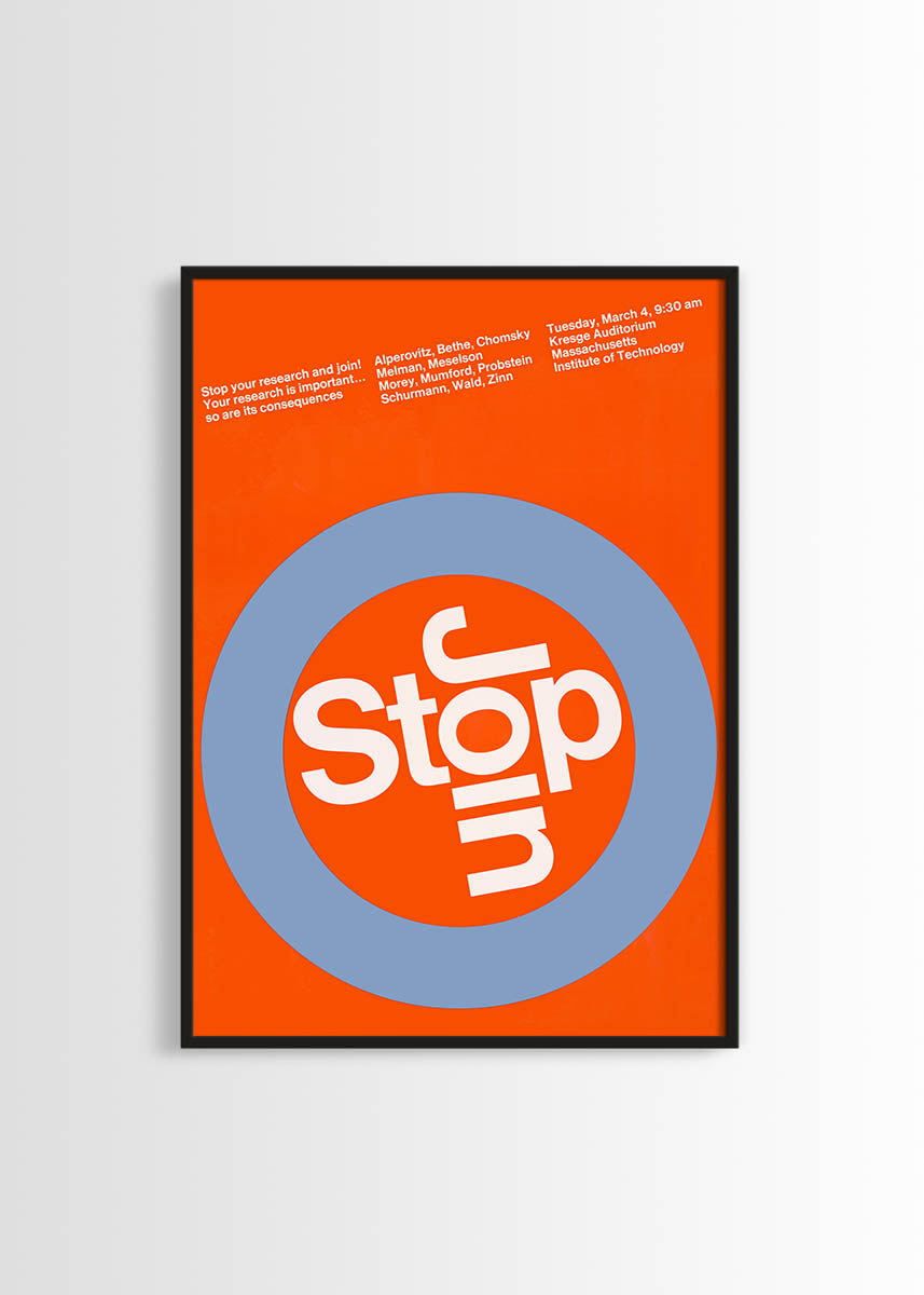 Stop join vintage exhibition poster – Poster Wall