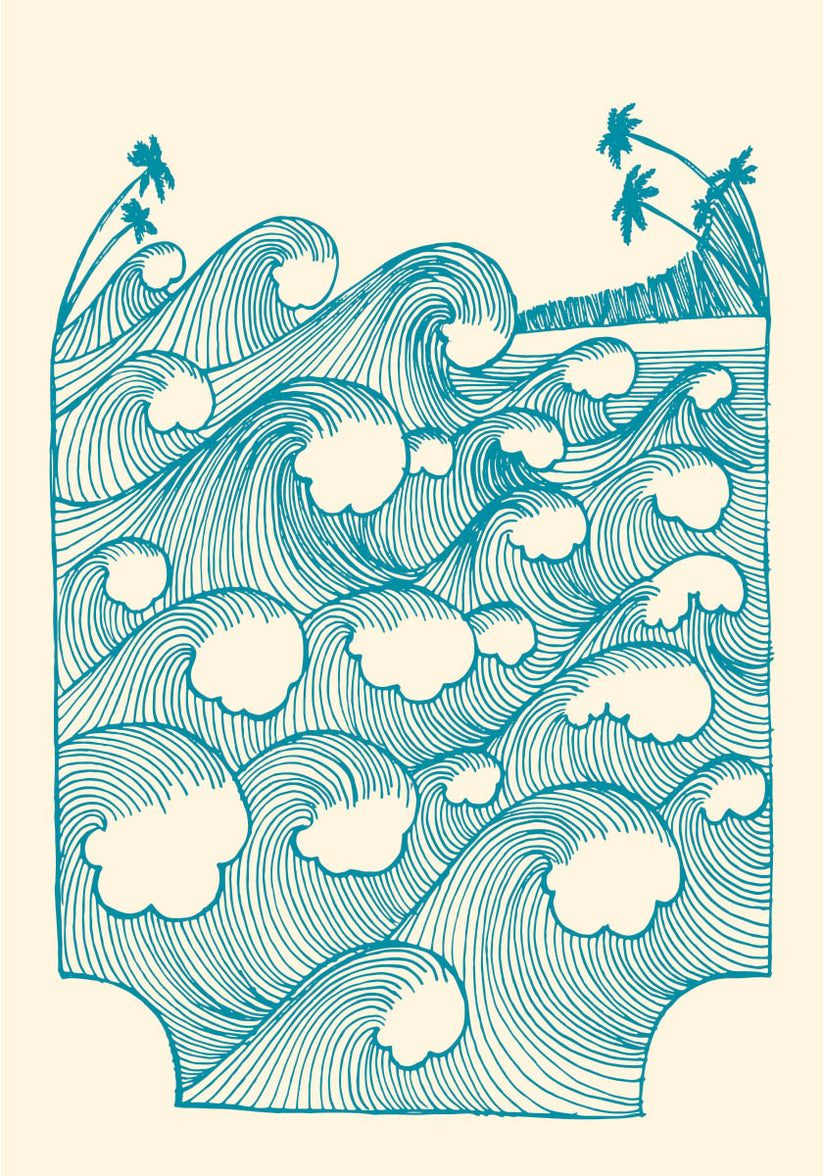 Vintage Waves - Poster Wall